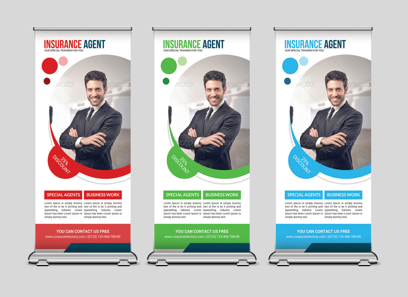 راهنمای طراحی بنر استند یا رول آپ بنرها - لایه باز طرح آماده psd - eps