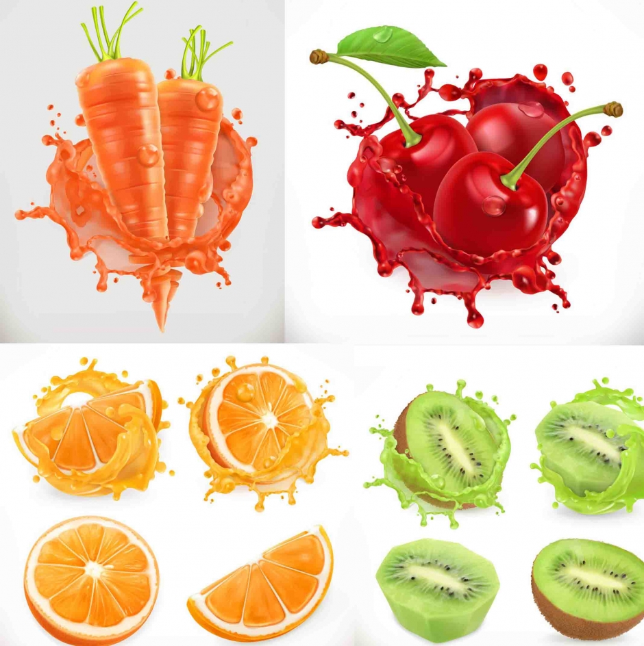 وکتور میوه - لایه باز طرح آماده psd - eps